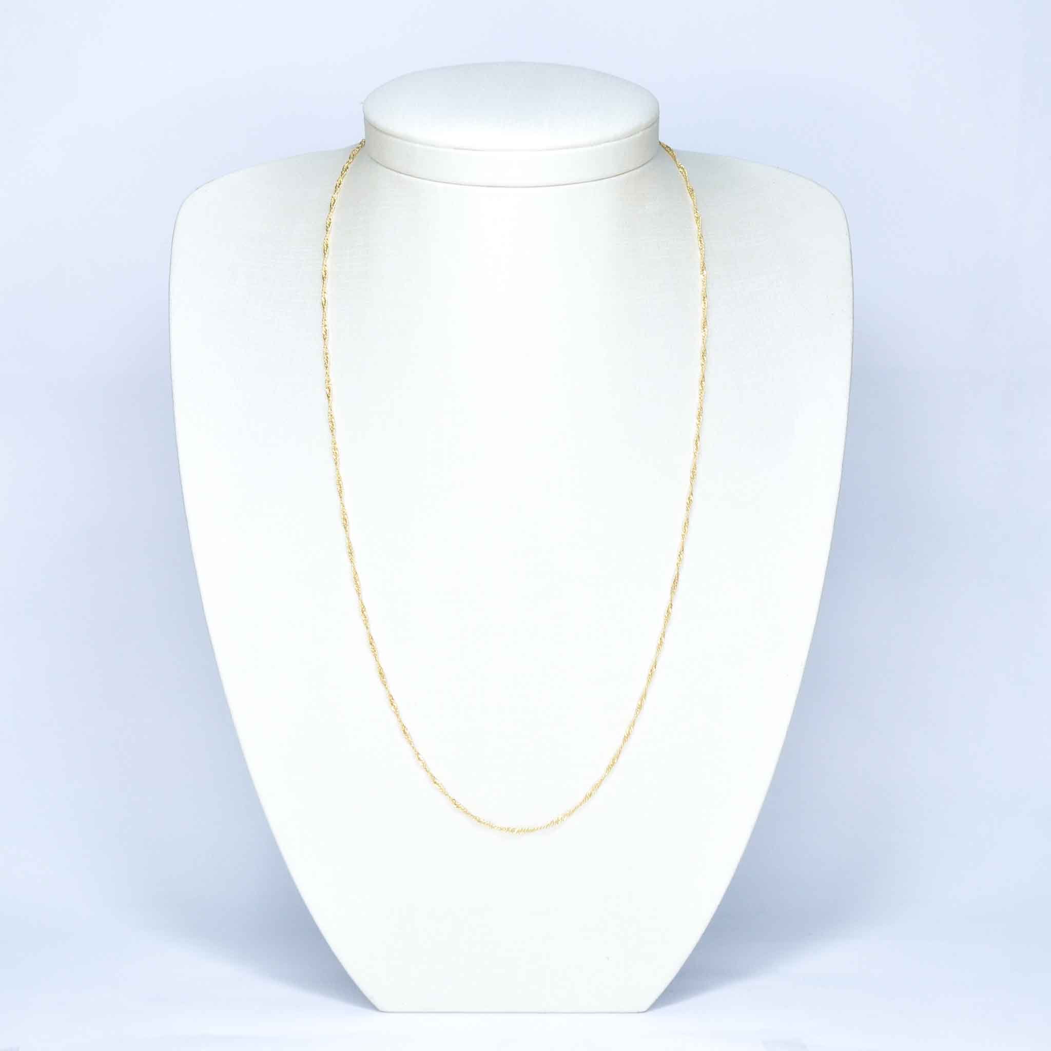 Arya Joias - Colar Básico Fio Torcido banhado a Ouro 18k